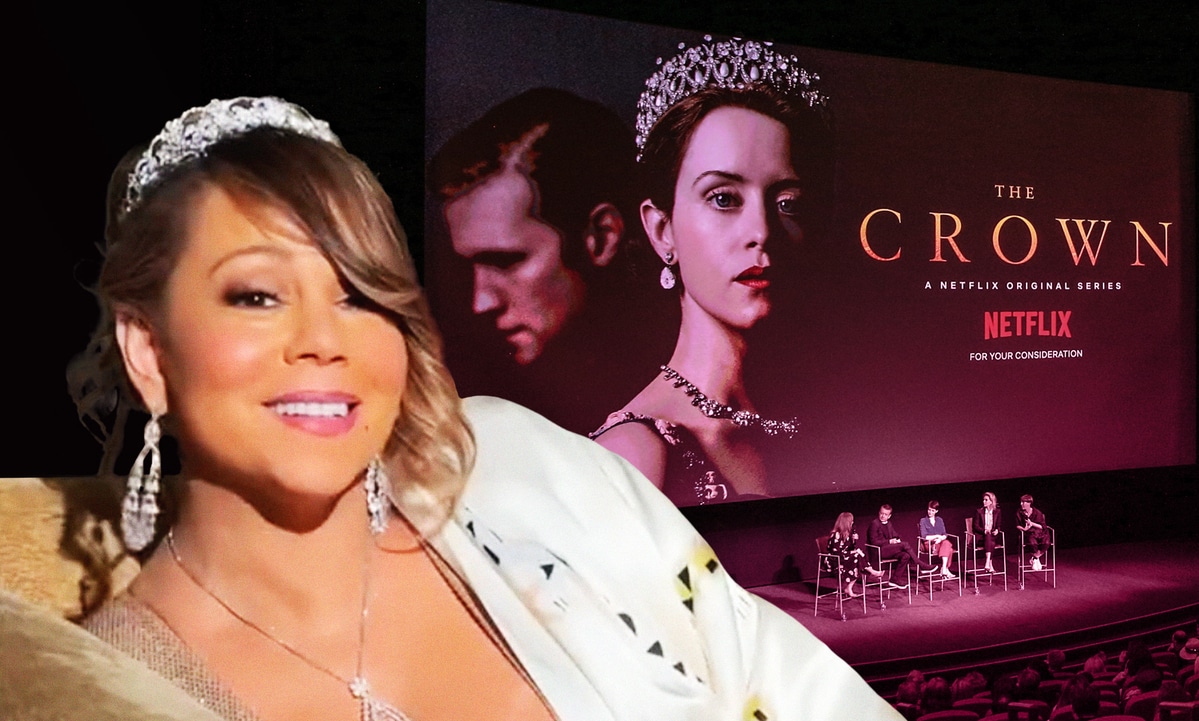 Mariah Carey watches The Crown as her own song features