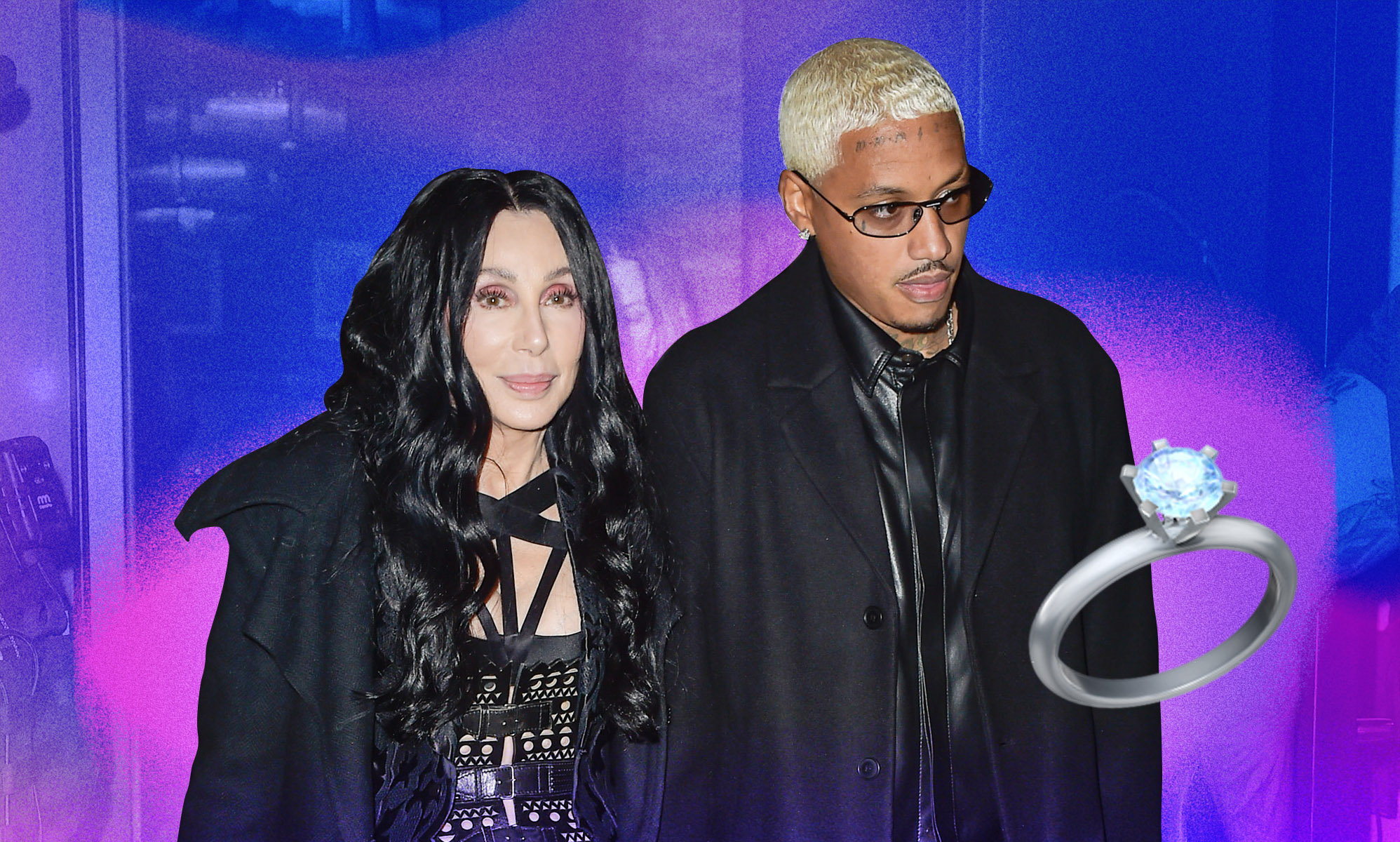 Cher celebrates New Year's Eve with boyfriend Alexander Edwards