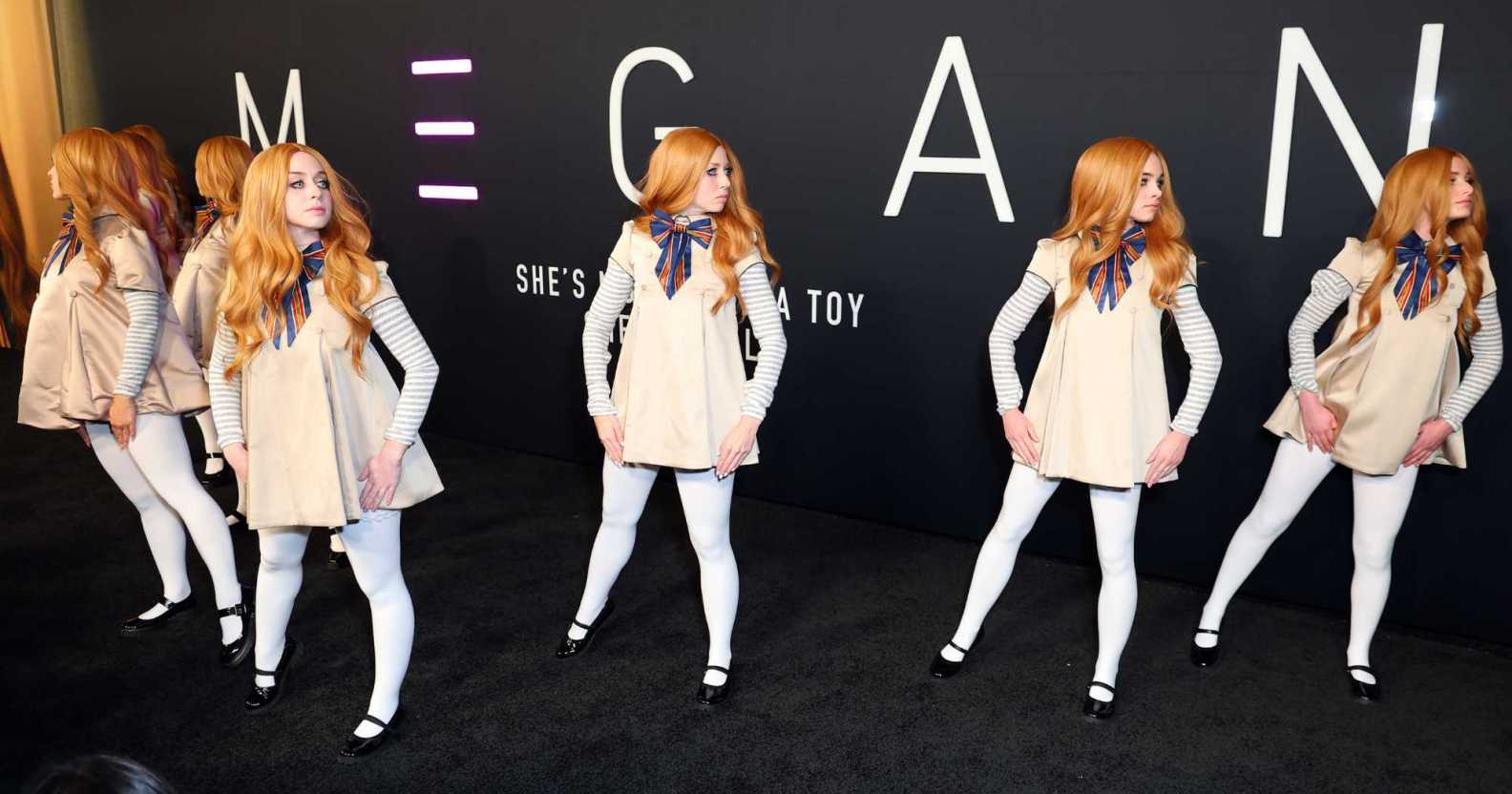 M3gan dances to Taylor Swift at premiere