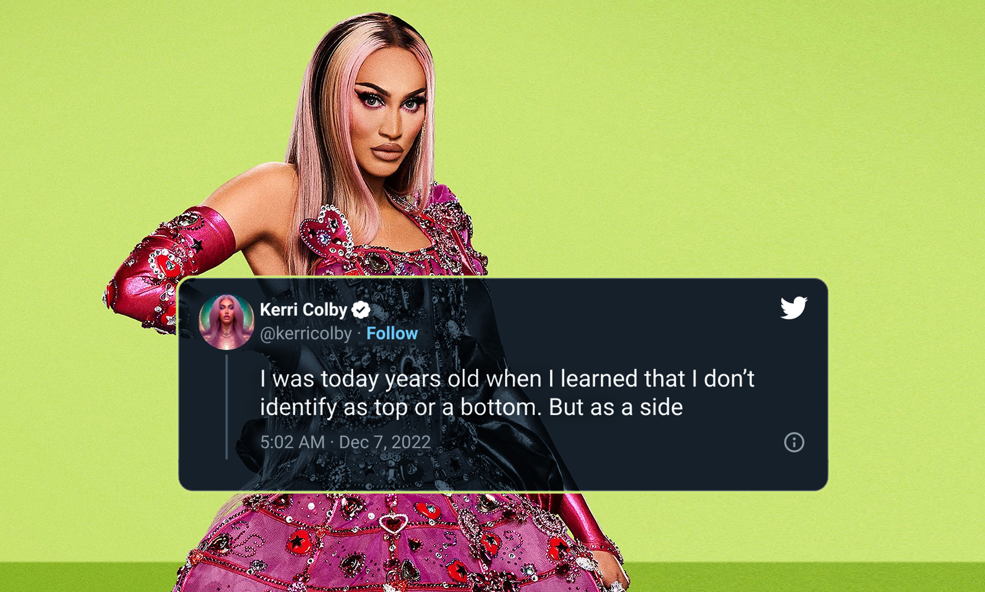 RuPaul's Drag Race icon Kerri Colby proudly comes out as a side