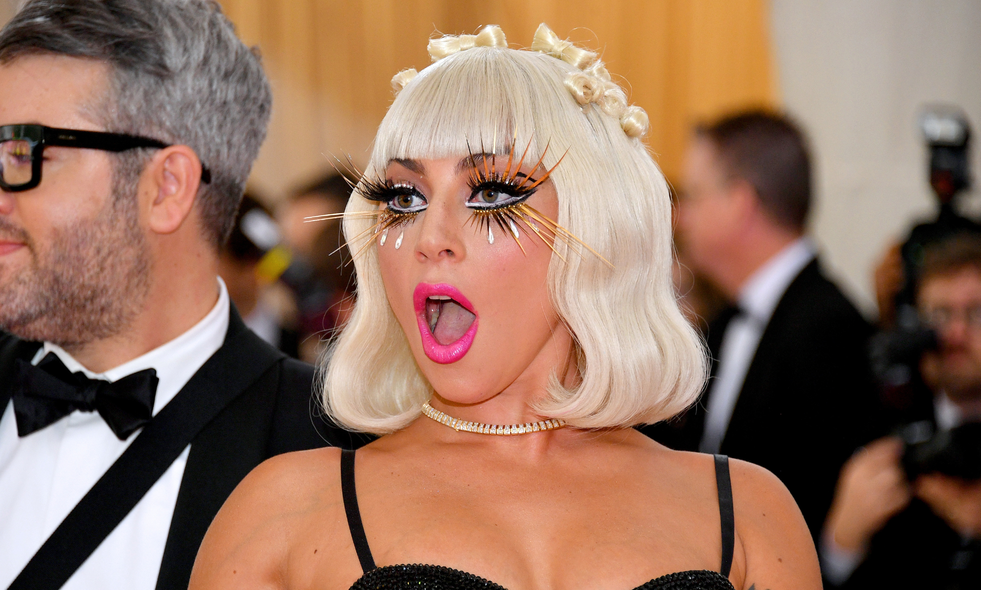 Lady Gaga is back in the studio and fans are shook