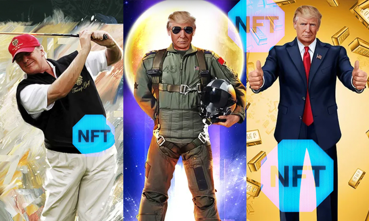 Donald Trump savagely mocked over $99 NFT collection
