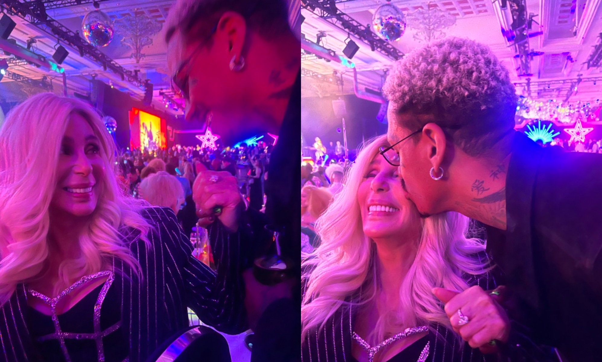 Cher celebrates New Year's Eve with boyfriend Alexander Edwards