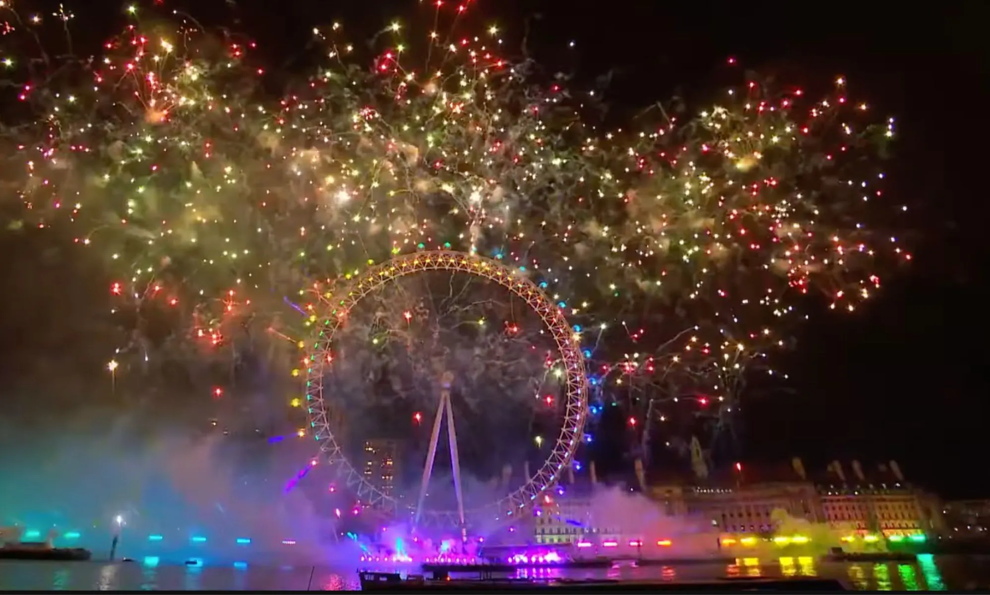 London NYE fireworks praised for 'we're here, we're queer' Pride ...