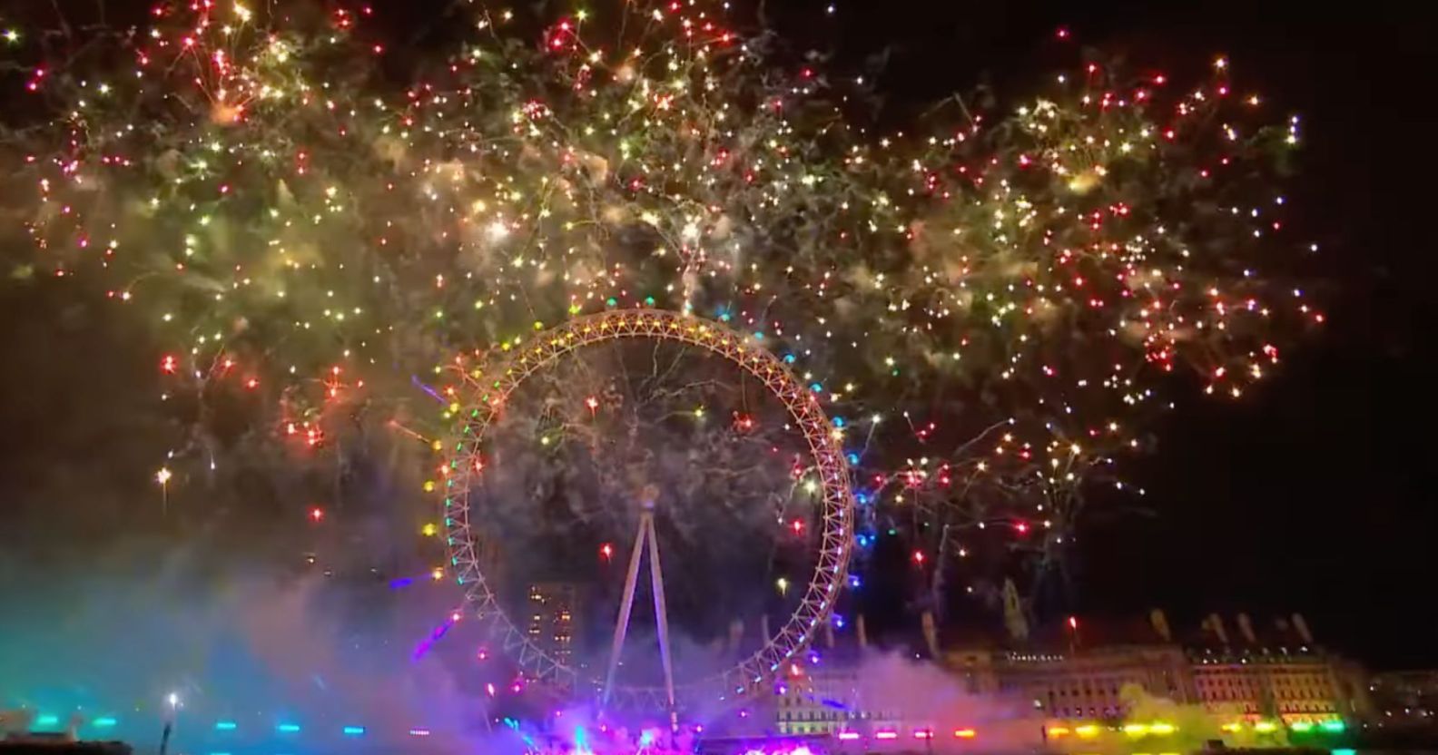 London New Year's Eve fireworks praised for 'queer' Pride message