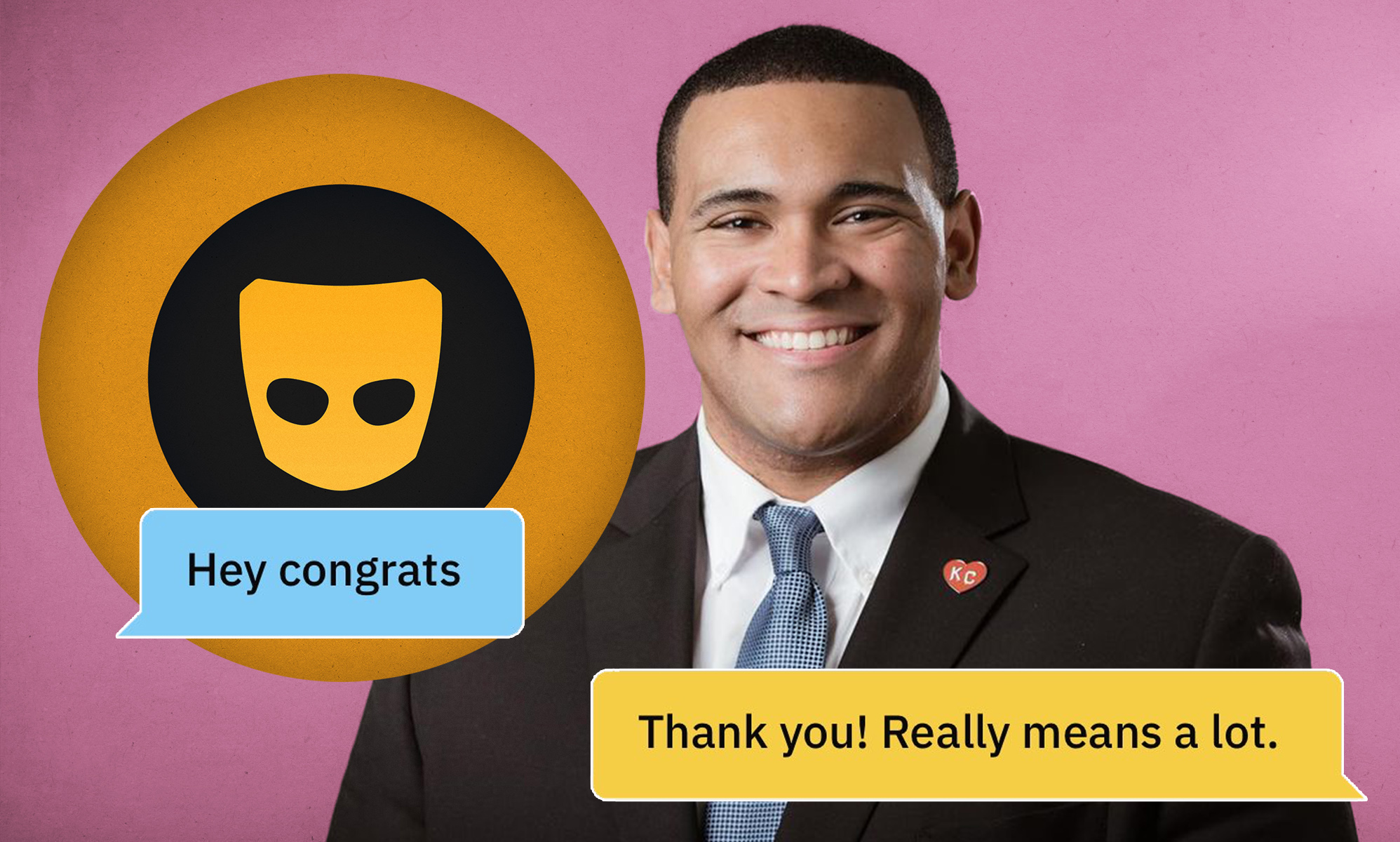 New Kansas LGBTQ commissioner shares Grindr messages