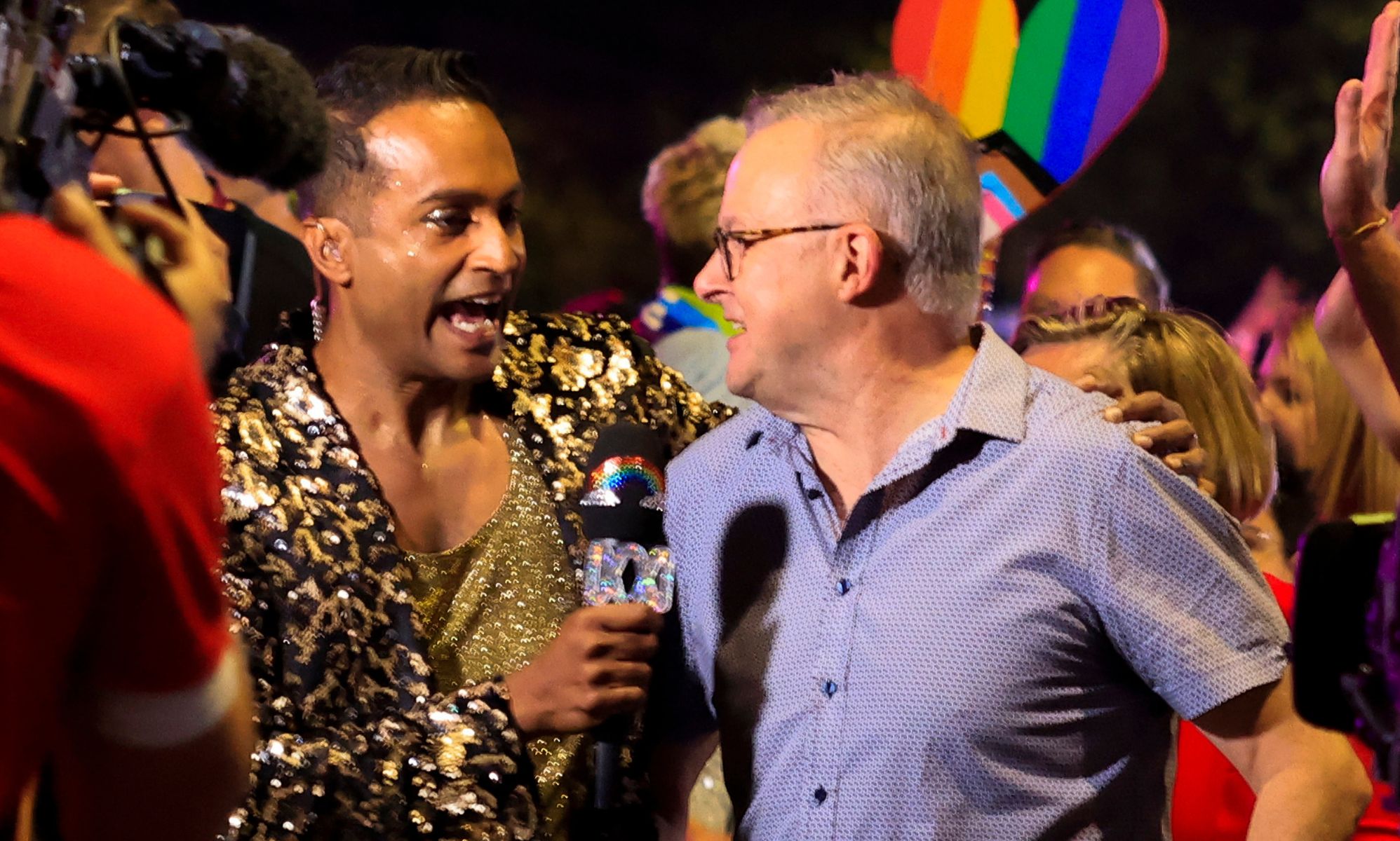 Australia's PM Anthony Albanese makes history at Sydney Mardi Gras