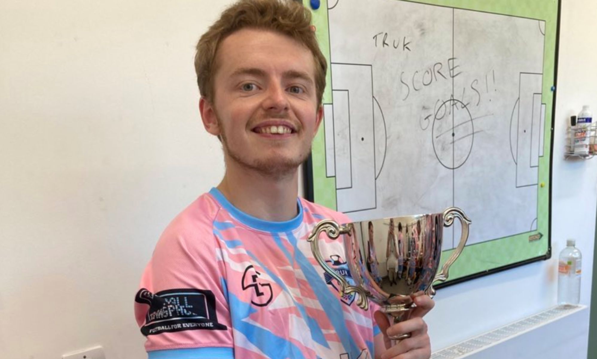 Europe's first all-trans men's football team taking to the pitch