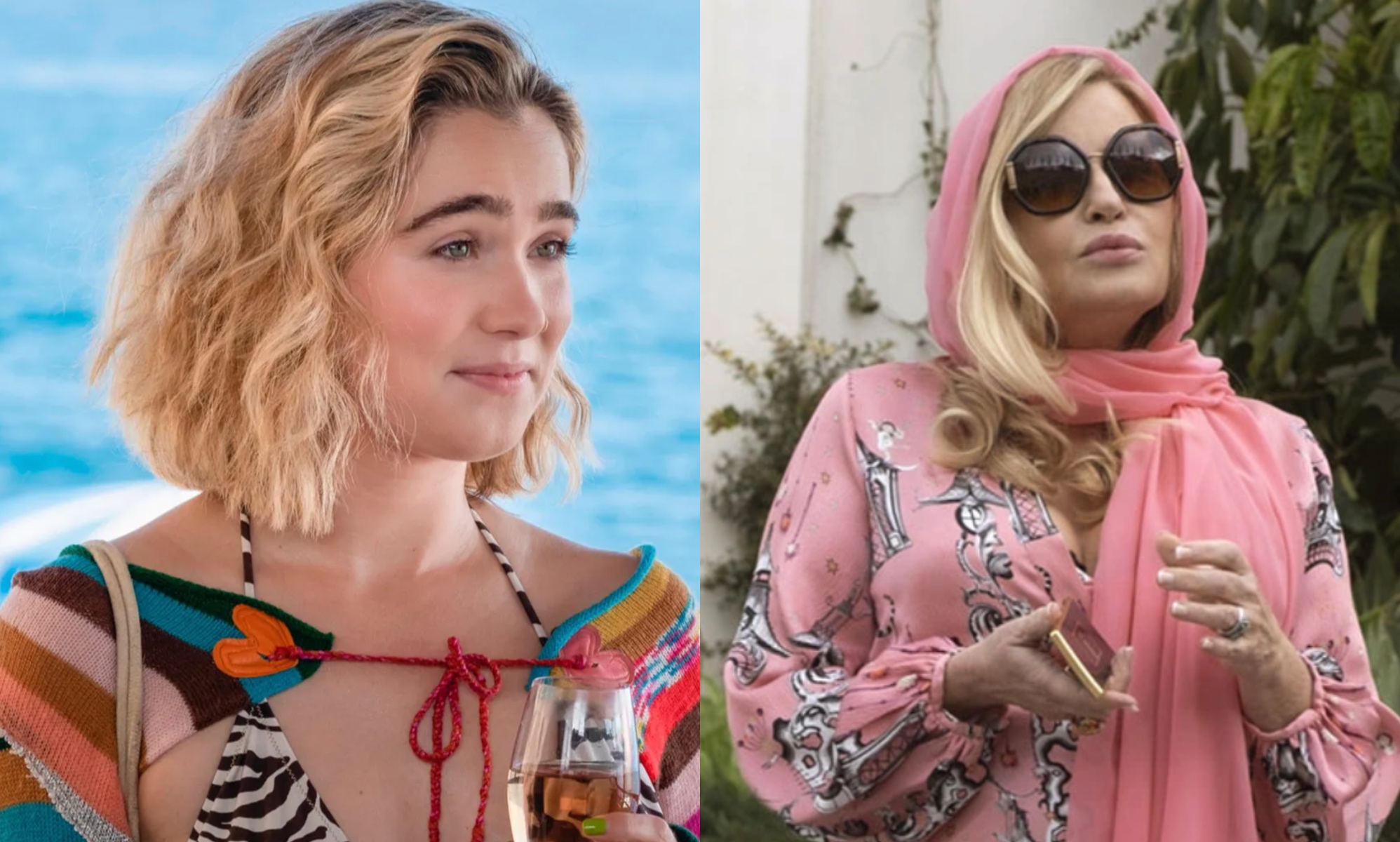 The White Lotus star shares improvised Jennifer Coolidge scene