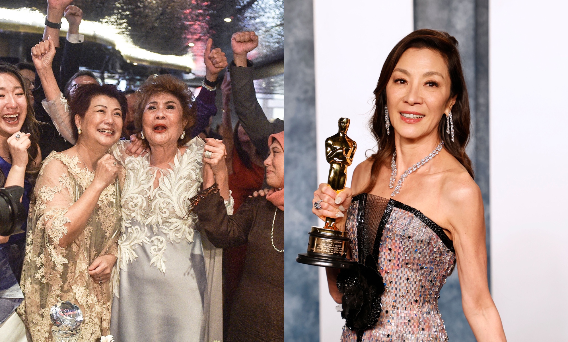 Michelle Yeoh's family reacting to historic Oscar's win is everything