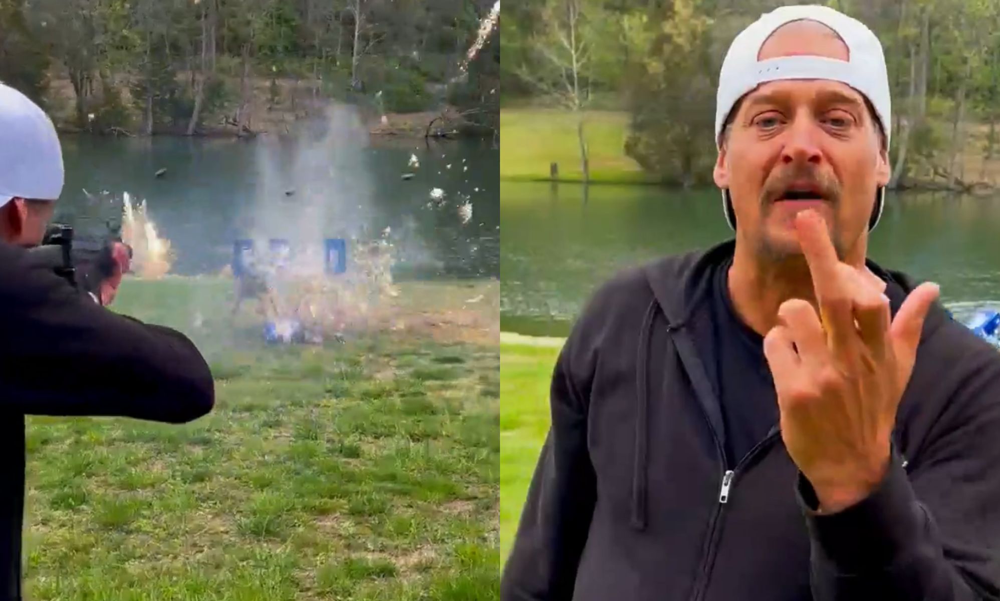 Kid Rock shoots Bud Light cans after Dylan Mulvaney collaboration