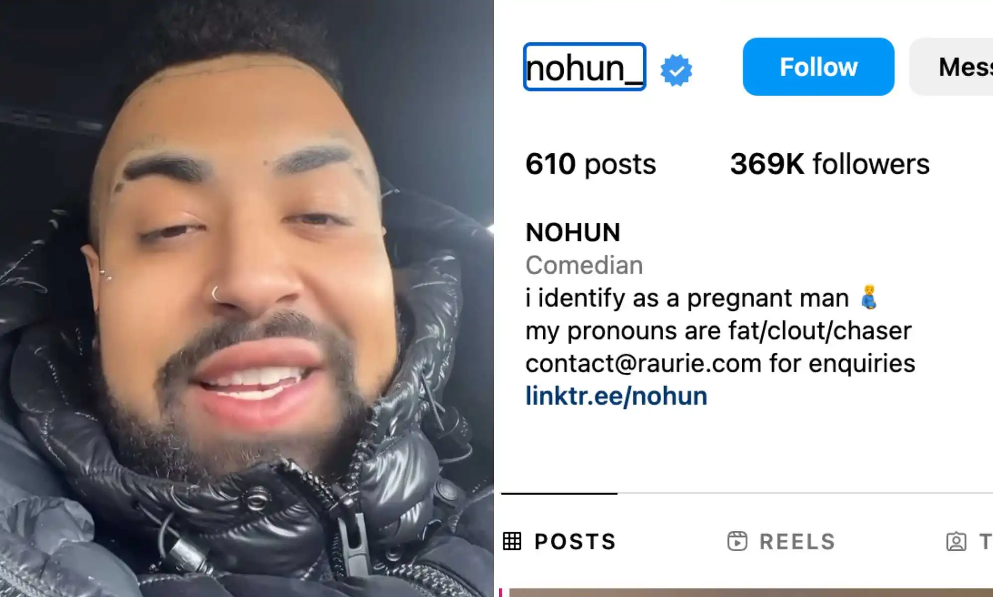 Logan Brown: Glamour magazine's pregnant trans man cover star