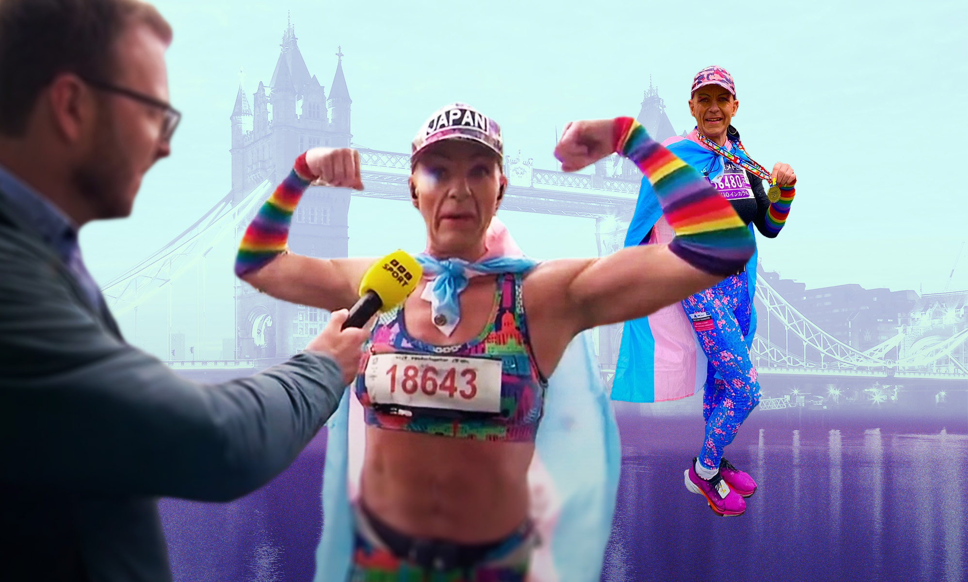 London Marathon: Outrage over trans woman running in race
