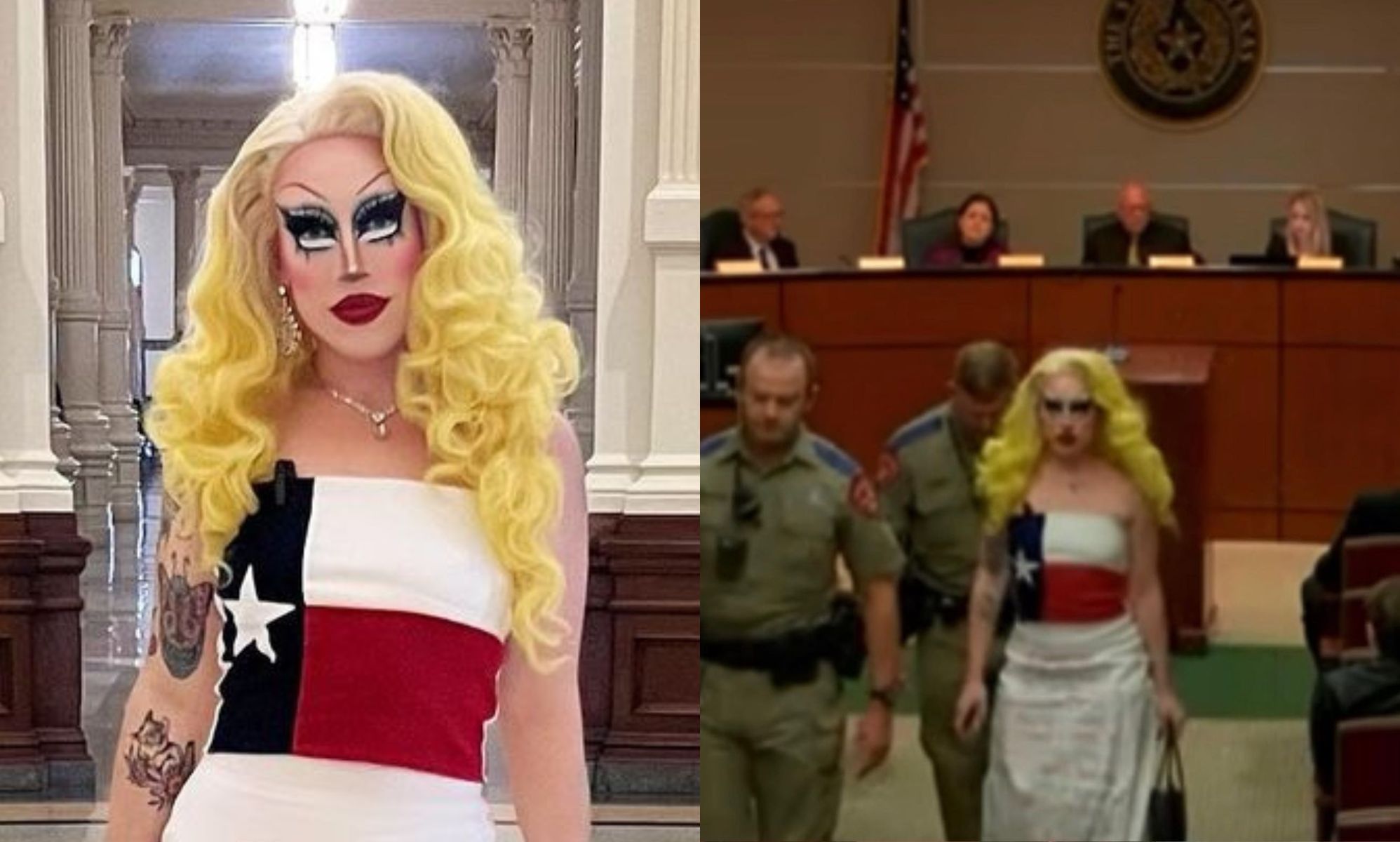 Texas drag queen fights drag ban bill with tribute to shooting victims