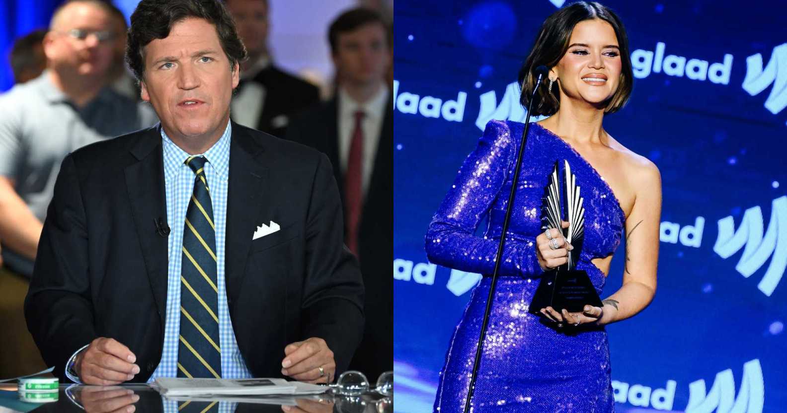 Tucker Carlson needs ice for Maren Morris’ GLAAD Awards burn