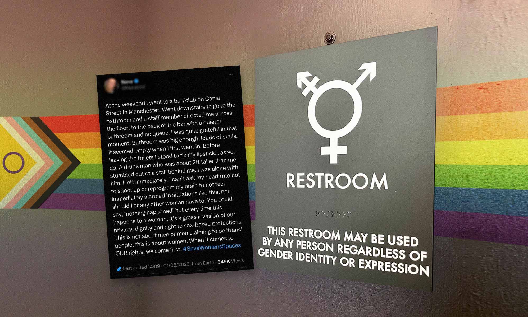 Gender critical woman complains about LGBTQ club's toilets