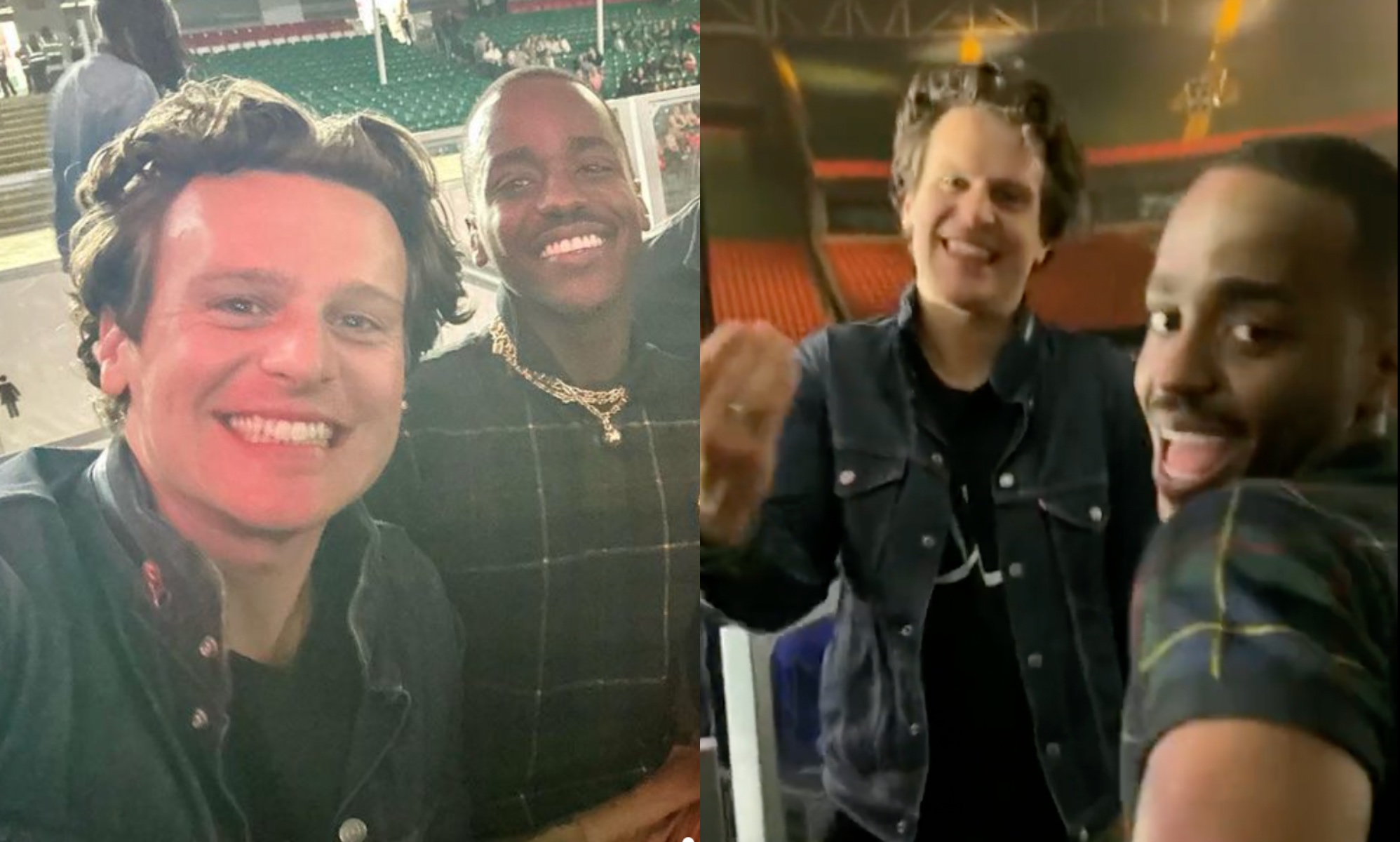 Ncuti Gatwa and Jonathan Groff at Beyoncé is so wholesome