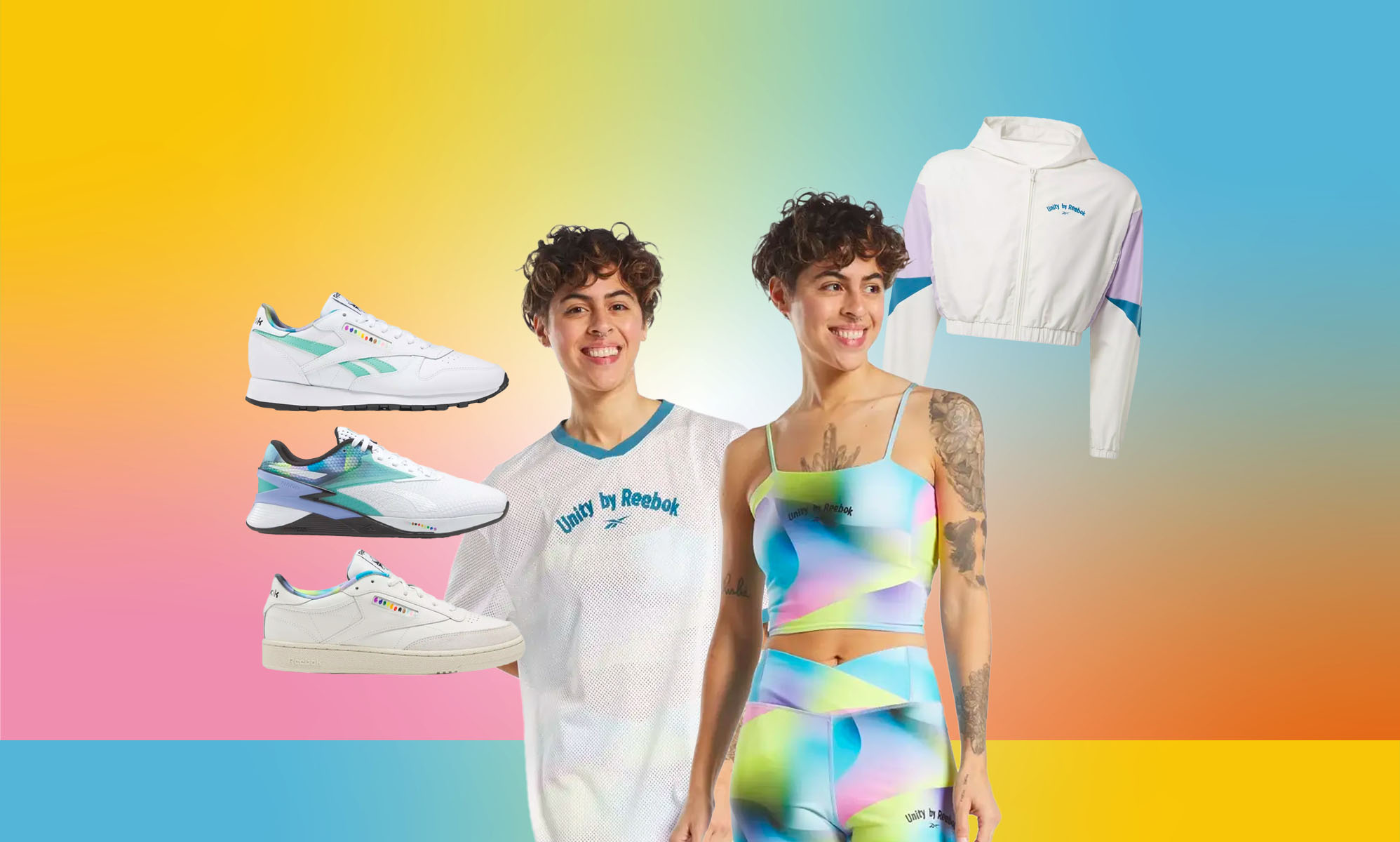 Reebok releases a genderless clothing collection for Pride Month