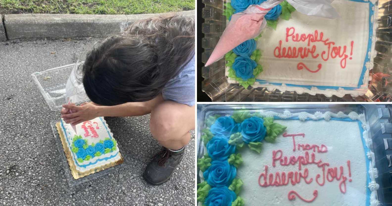 Florida store refuses to write ‘trans’ on cake, customer says