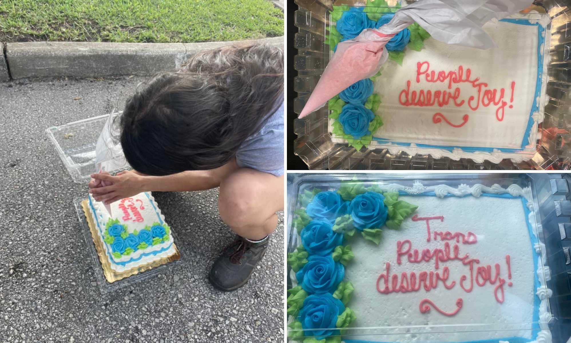 Florida store refuses to write ‘trans’ on cake, customer says