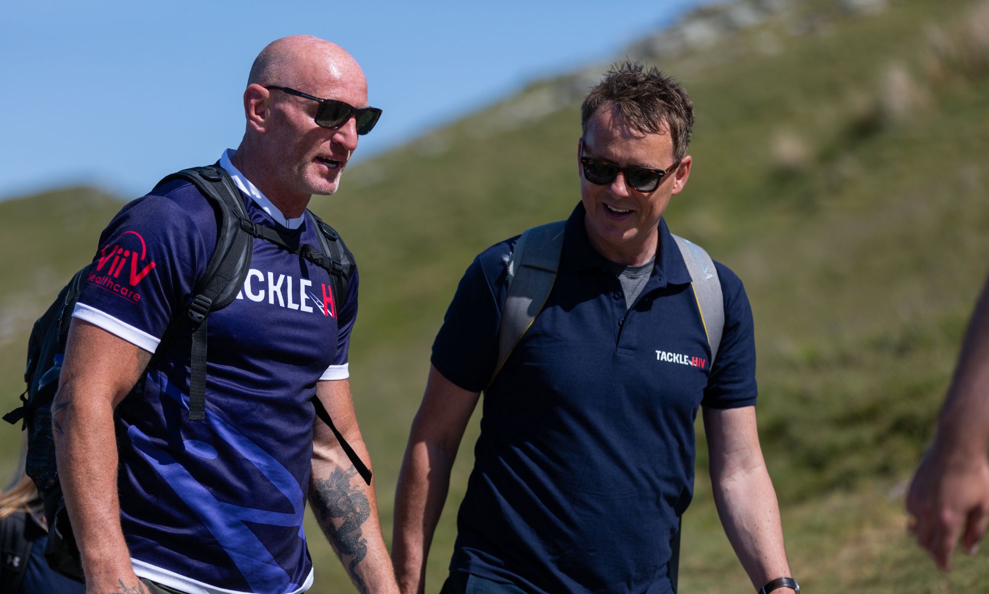 Gareth Thomas' likens his three-peaks challenge to HIV journey