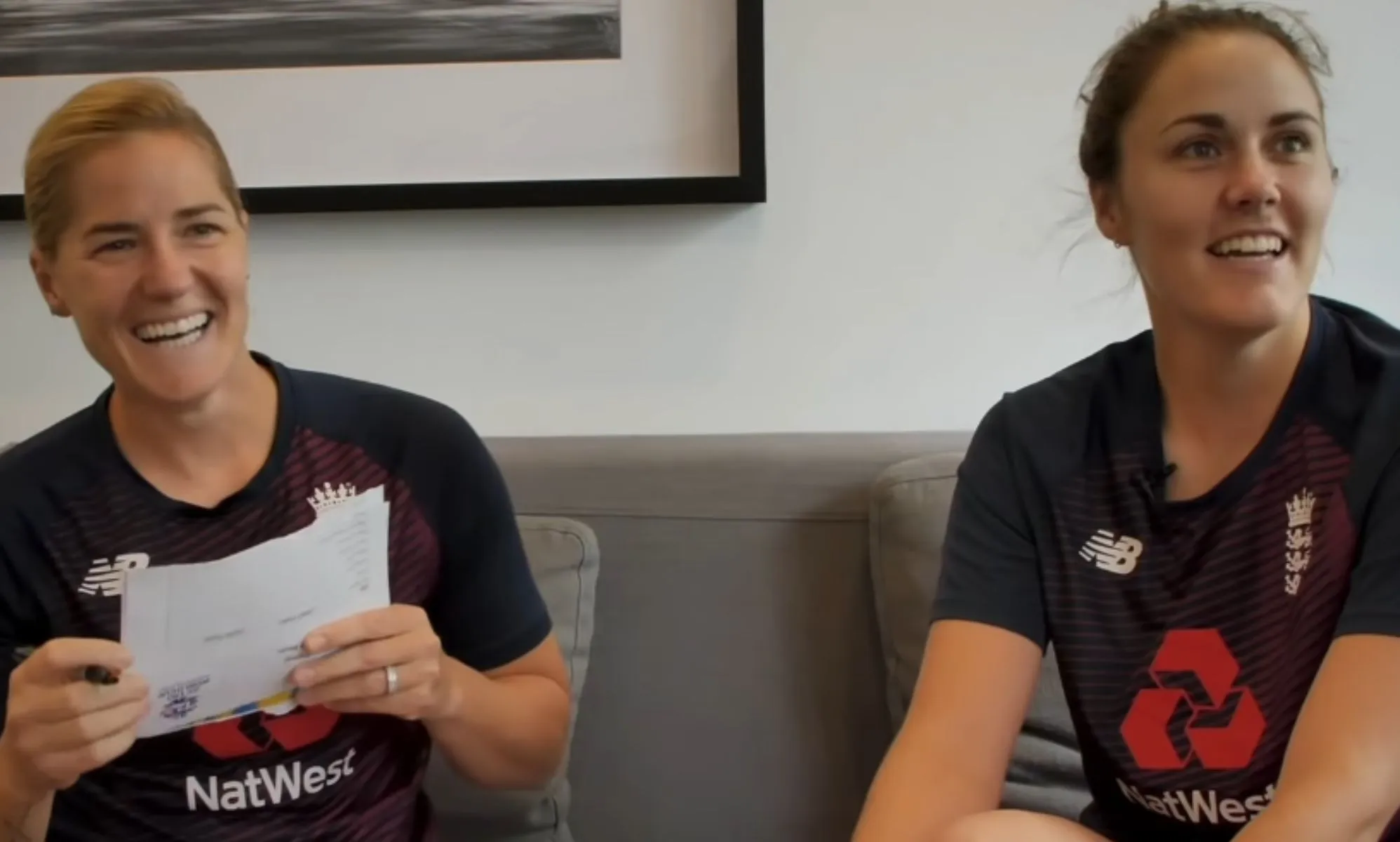 England cricketers become first LGBTQ+ couple to read CBeebies bedtime ...