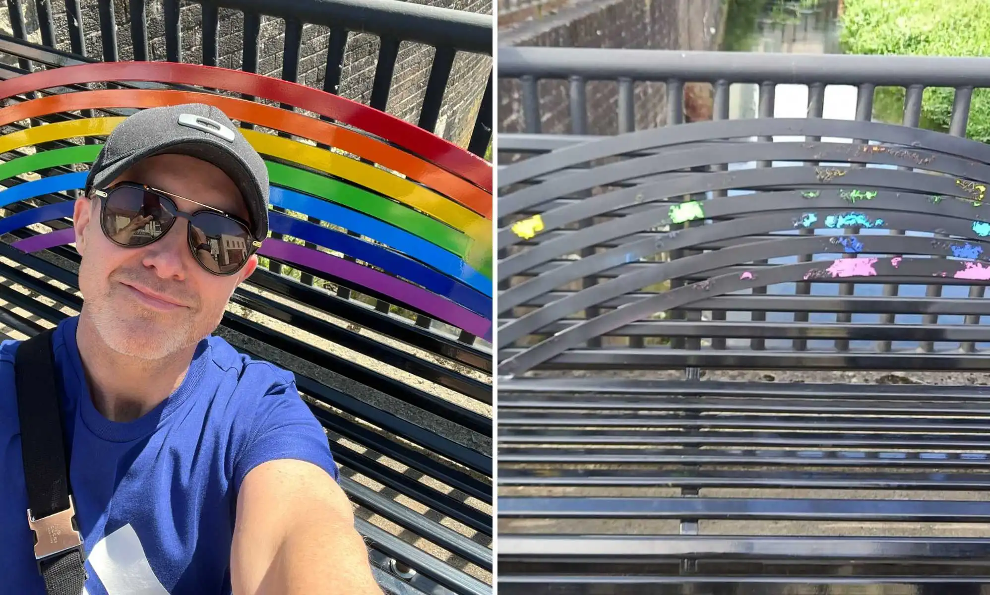 Rainbow Pride bench destroyed by vandals in 'homophobic attack', says H from Steps - TrendRadars