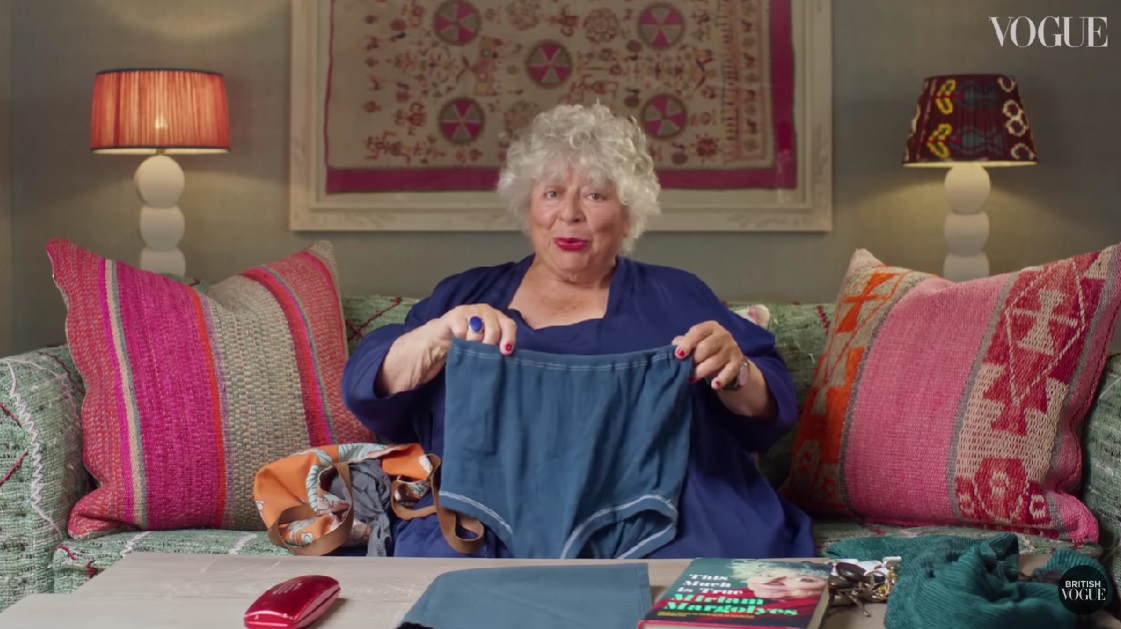 Miriam Margolyes reveals favourite skincare product in hilarious clip