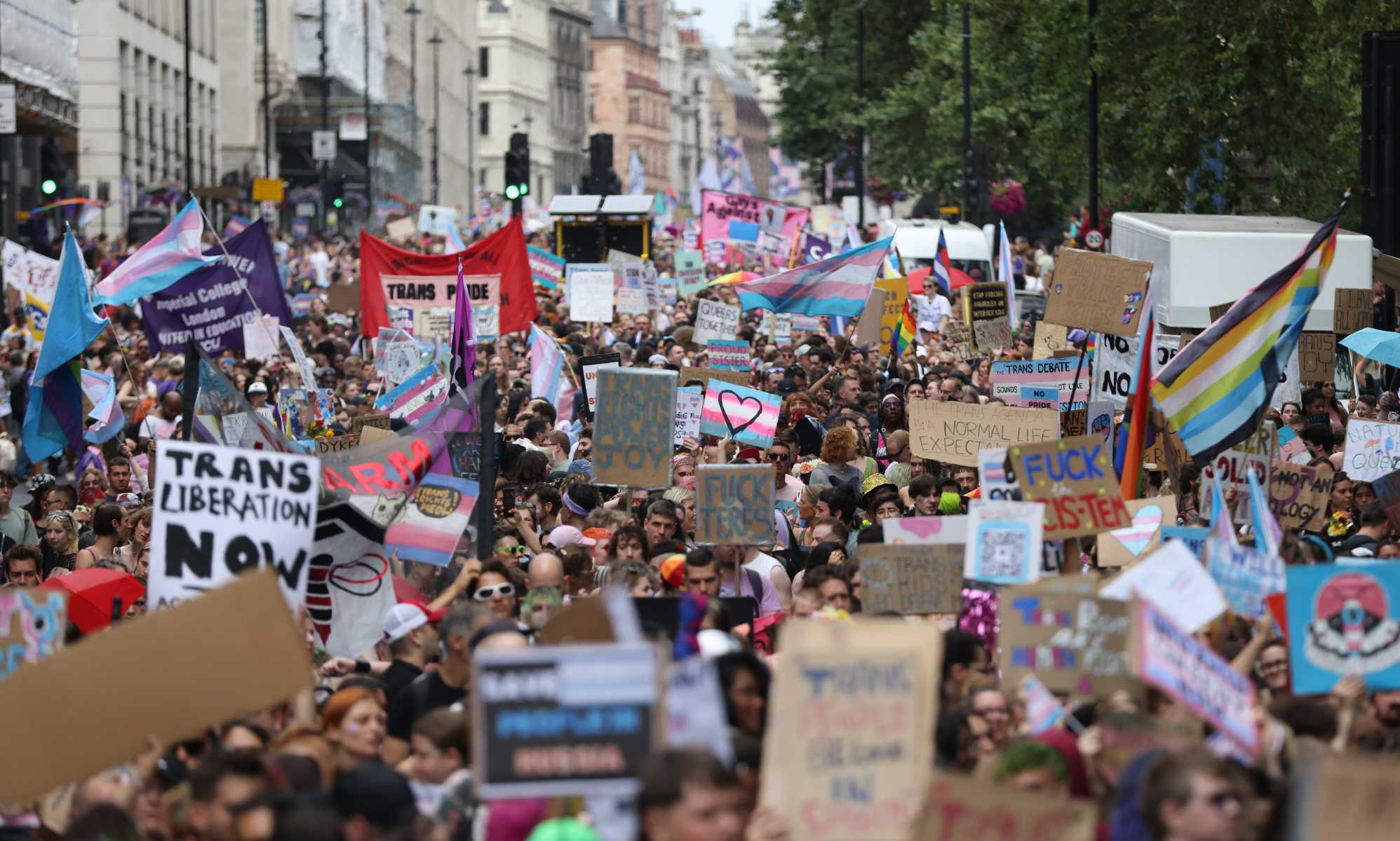 Thousands march for trans equality at London Trans Pride 2023