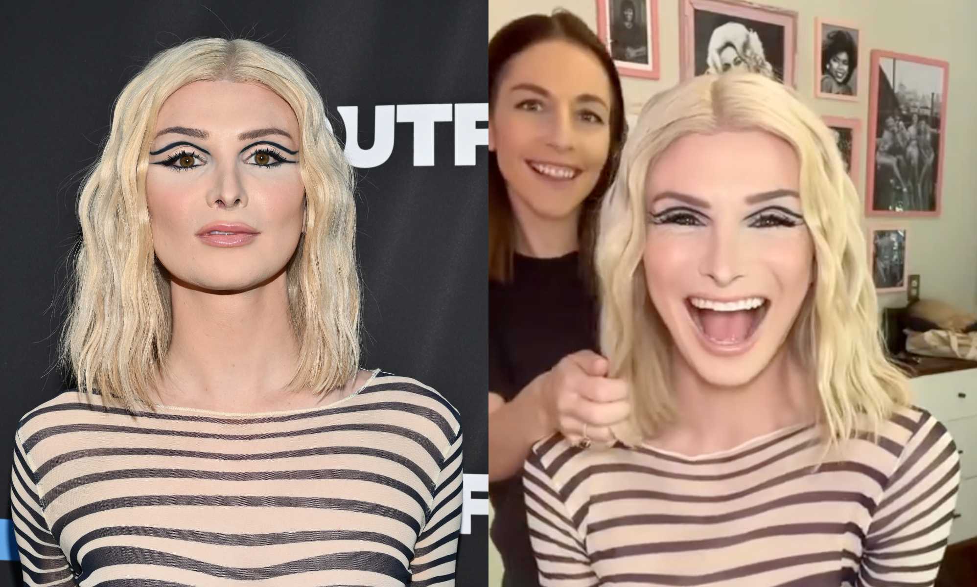 Dylan Mulvaney stuns the internet with new platinum blonde hairdo
