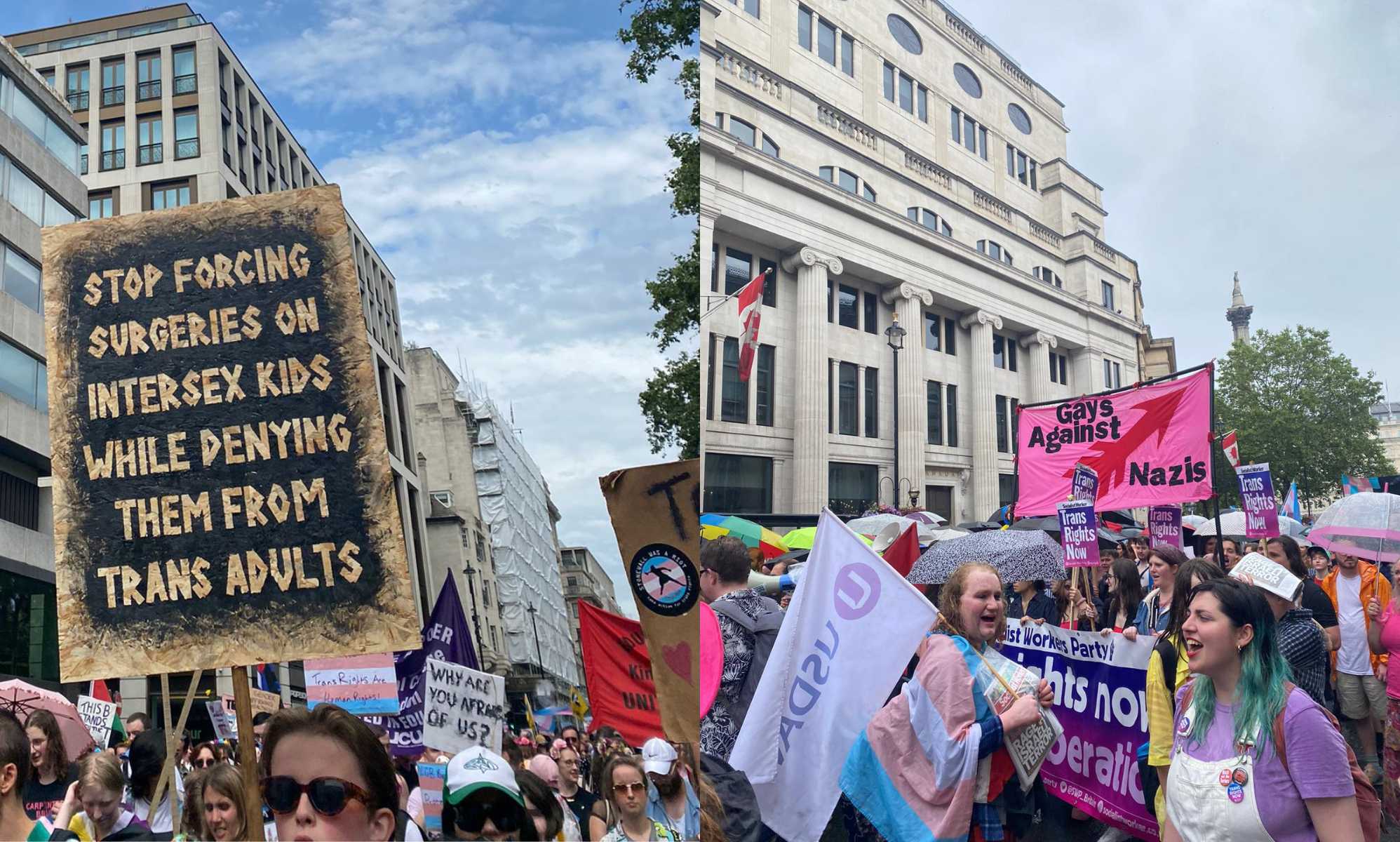 The most powerful placards at Trans Pride in London 2023