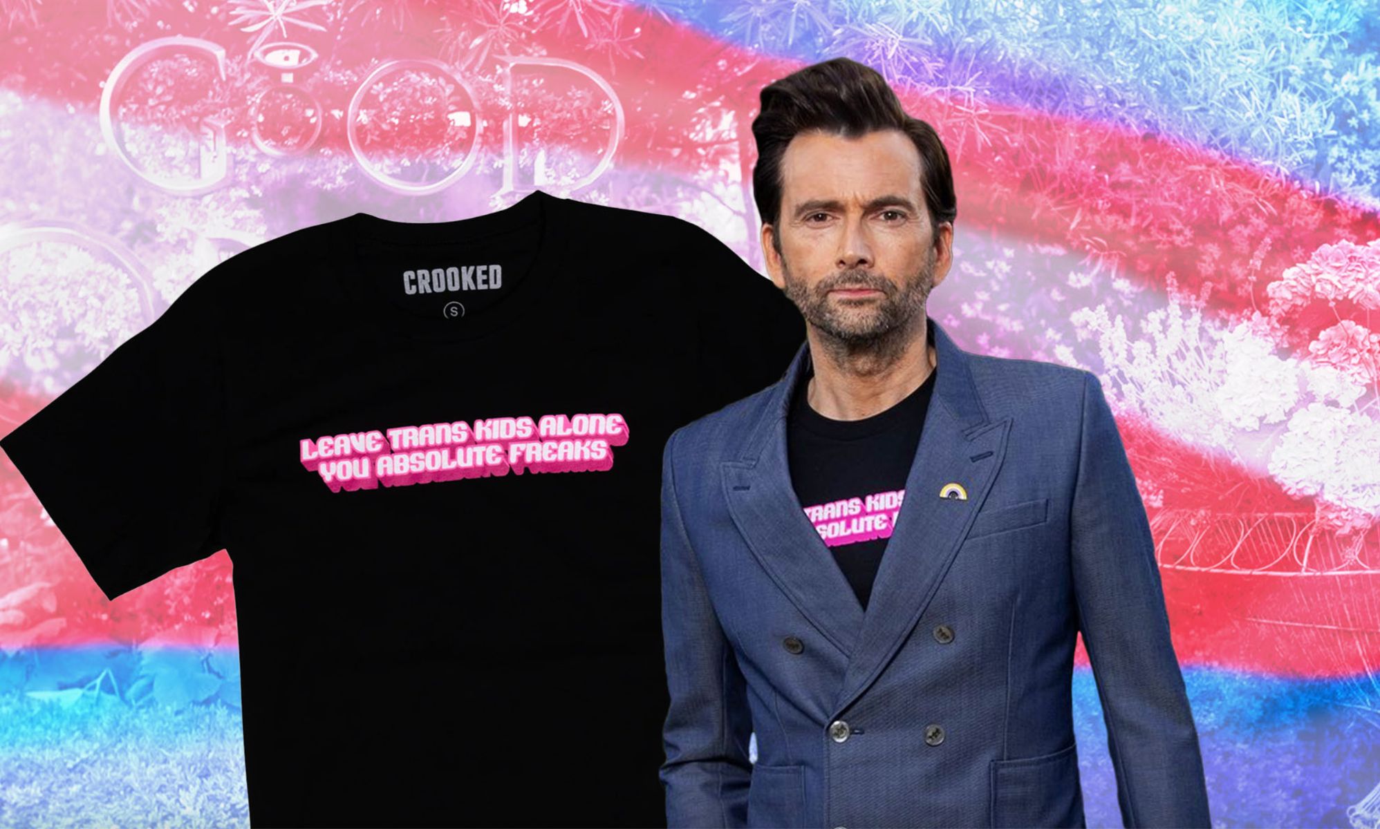 David Tennant sends message to bigots: "Leave trans kids alone"