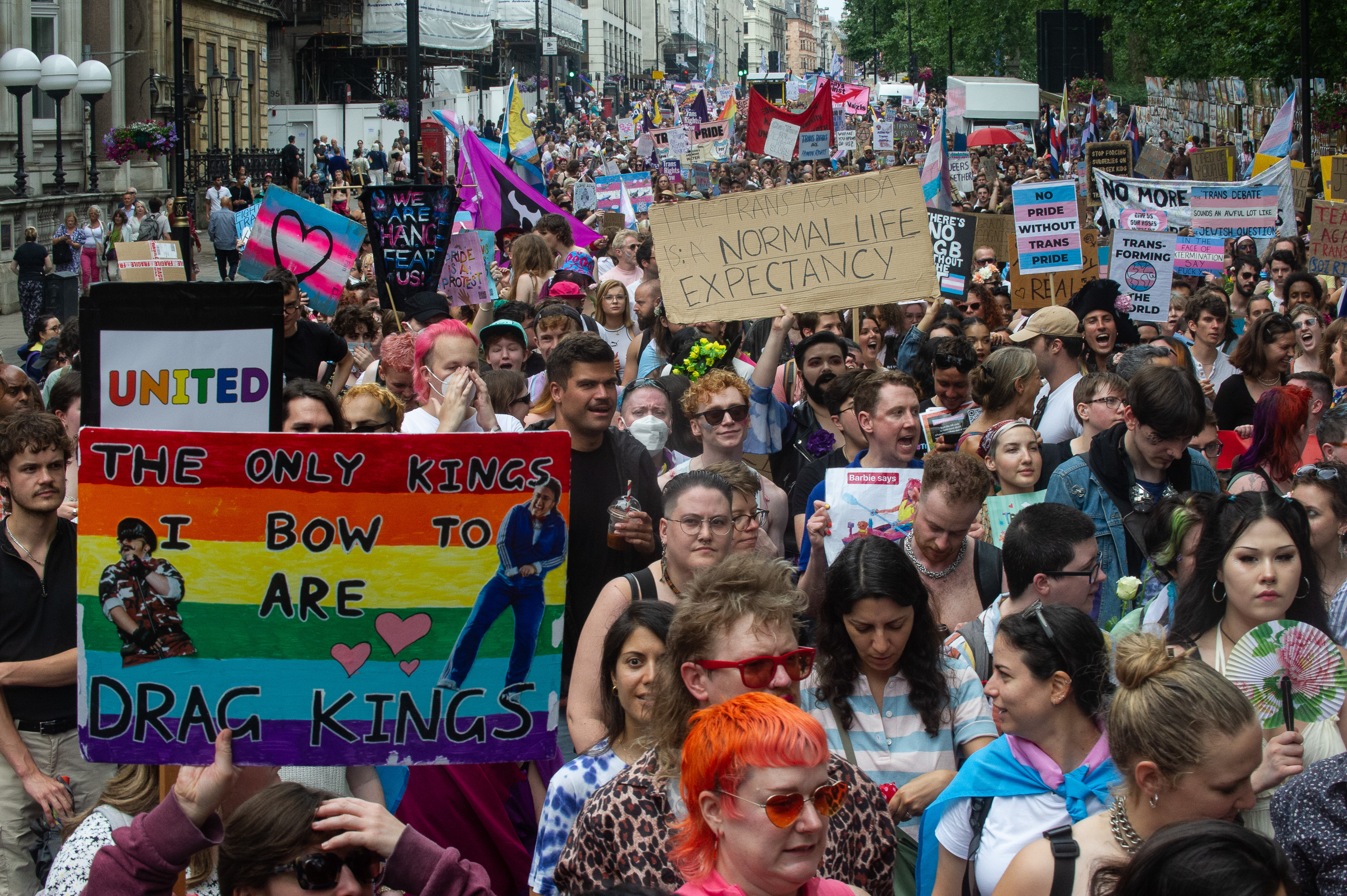 The most powerful placards at Trans Pride in London 2023