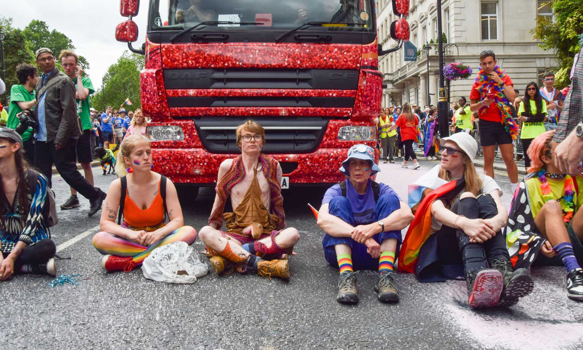 Queer Just Stop Oil protester jailed for six months for marching