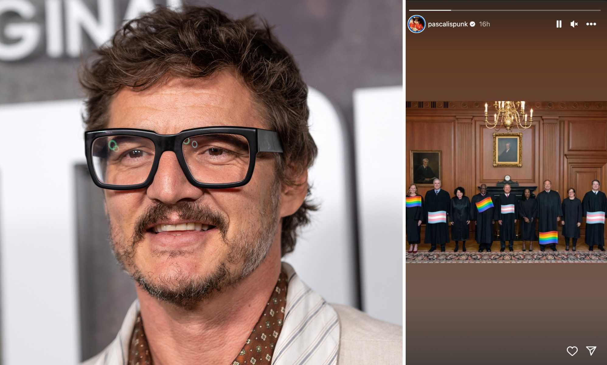 Pedro Pascal joins US Supreme Court backlash