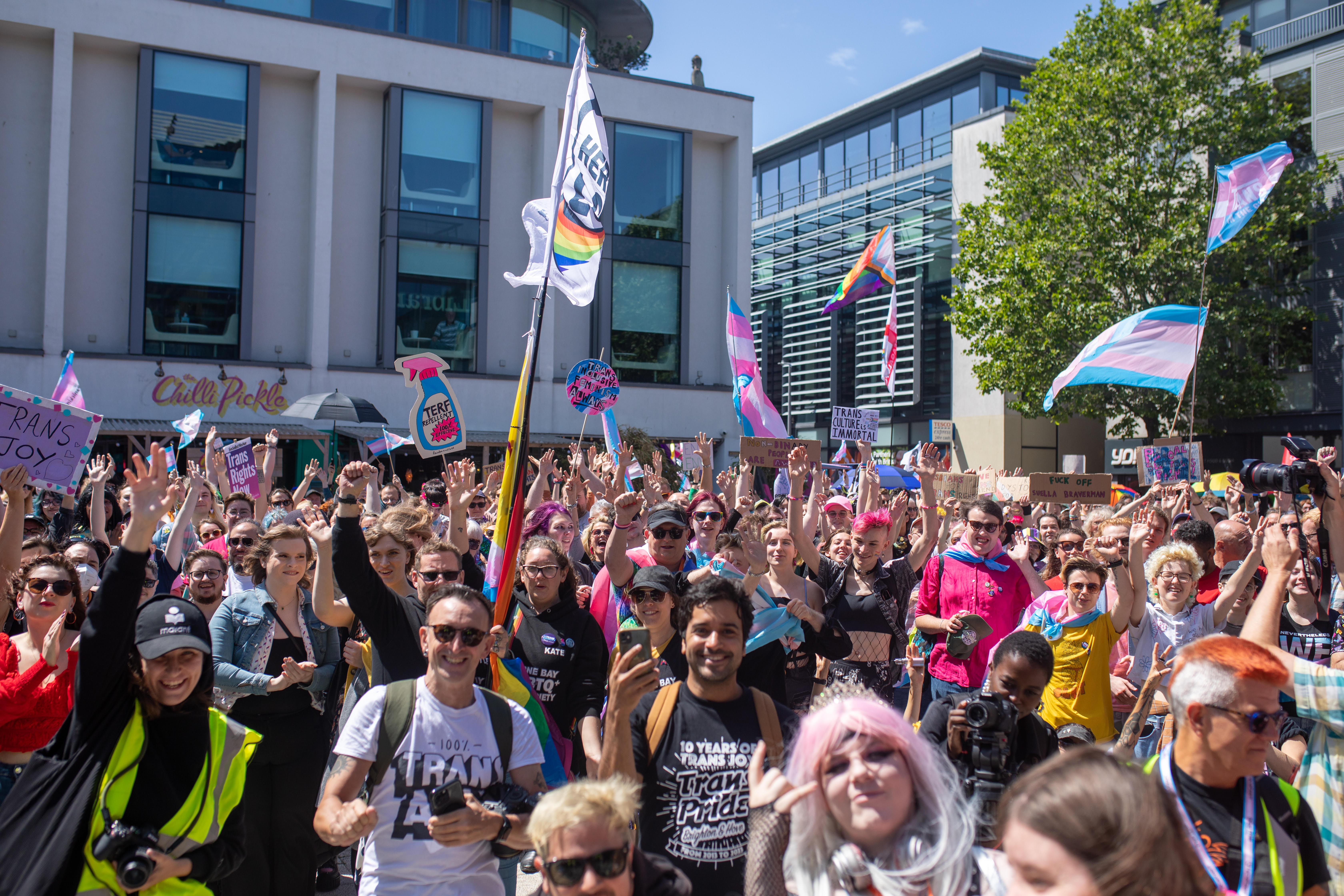 Brighton sees biggest ever turnout for Trans Pride 2023