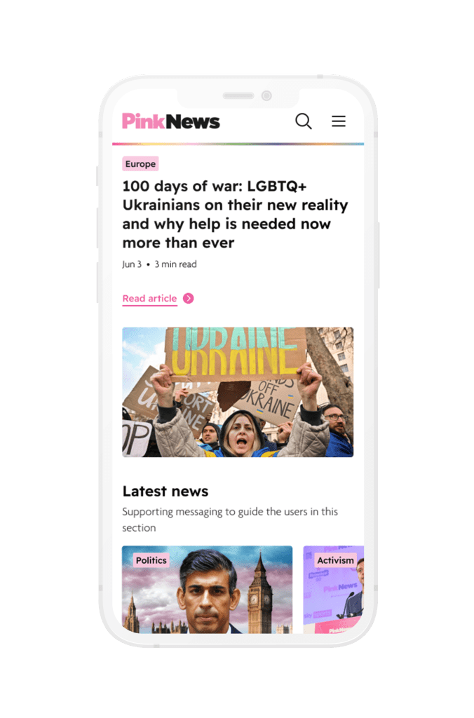 PinkNews relaunches website | PinkNews