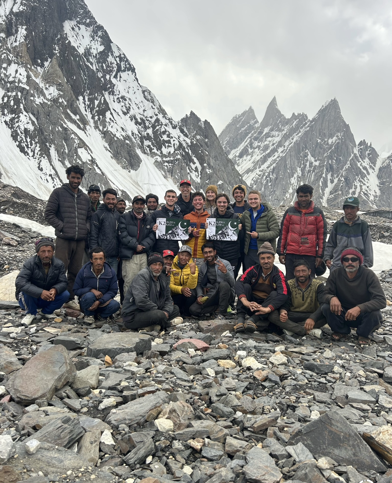 Queer athlete marks birthday by flying Pride flag on K2 mountain