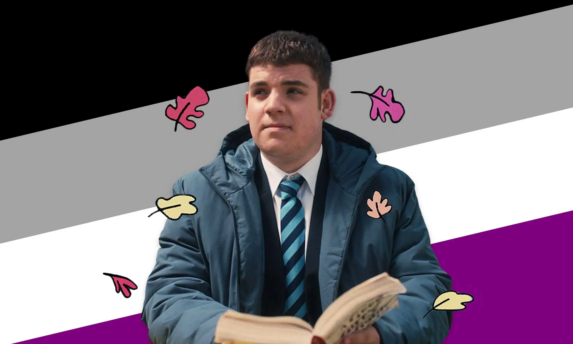 All of the books Isaac reads in Heartstopper season two