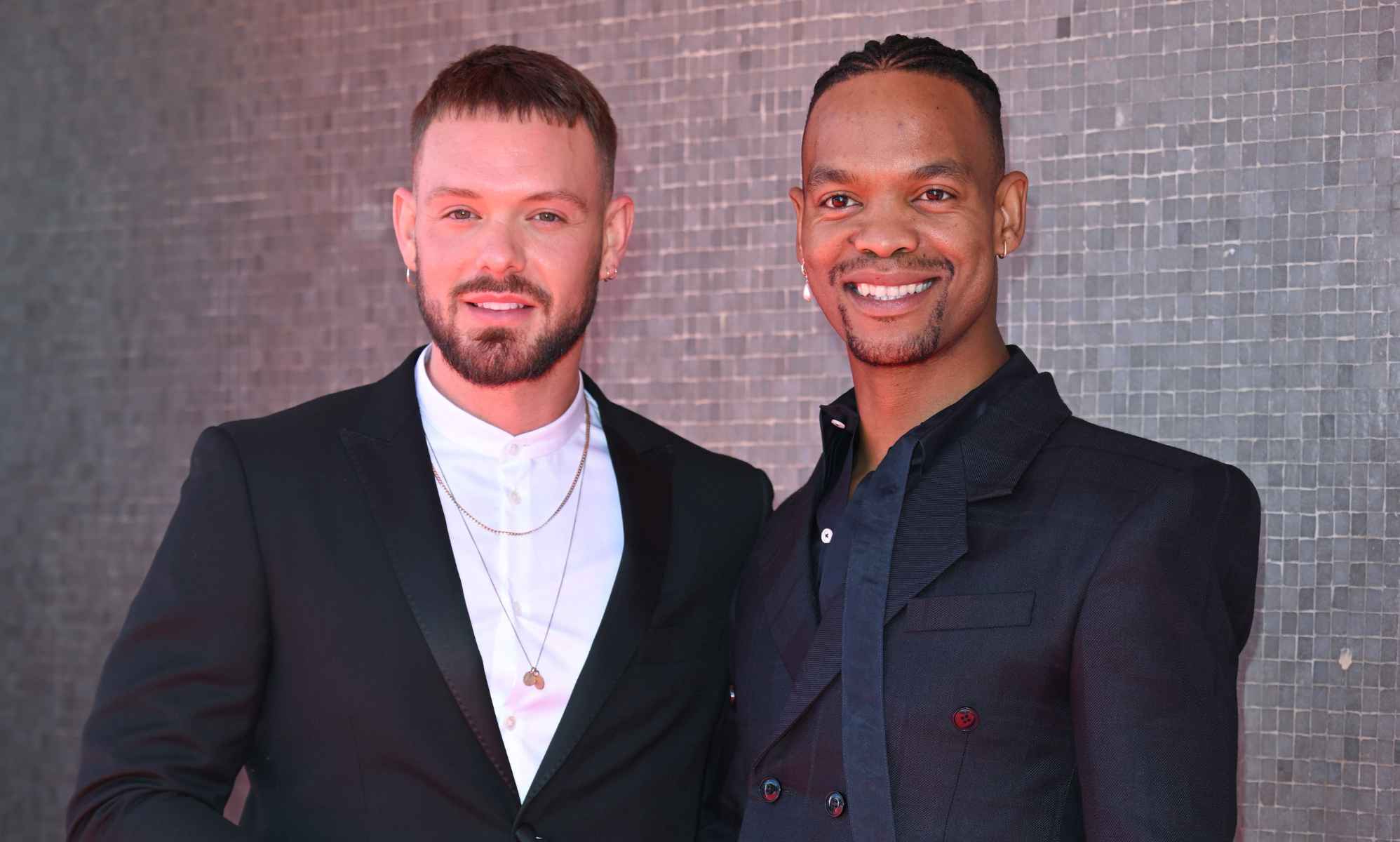 Johannes Radebe reacts to John Whaite's 'love' admission