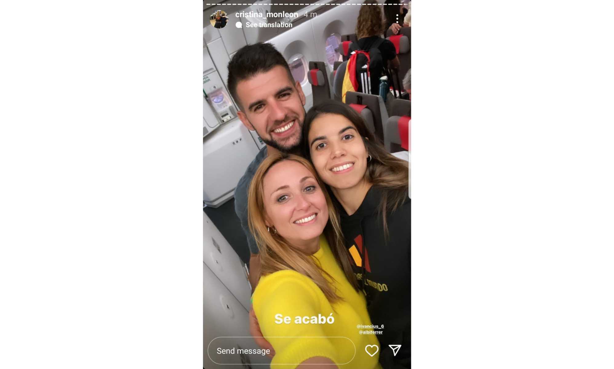 Alba Redondo and partner look loved up after Spain World Cup win