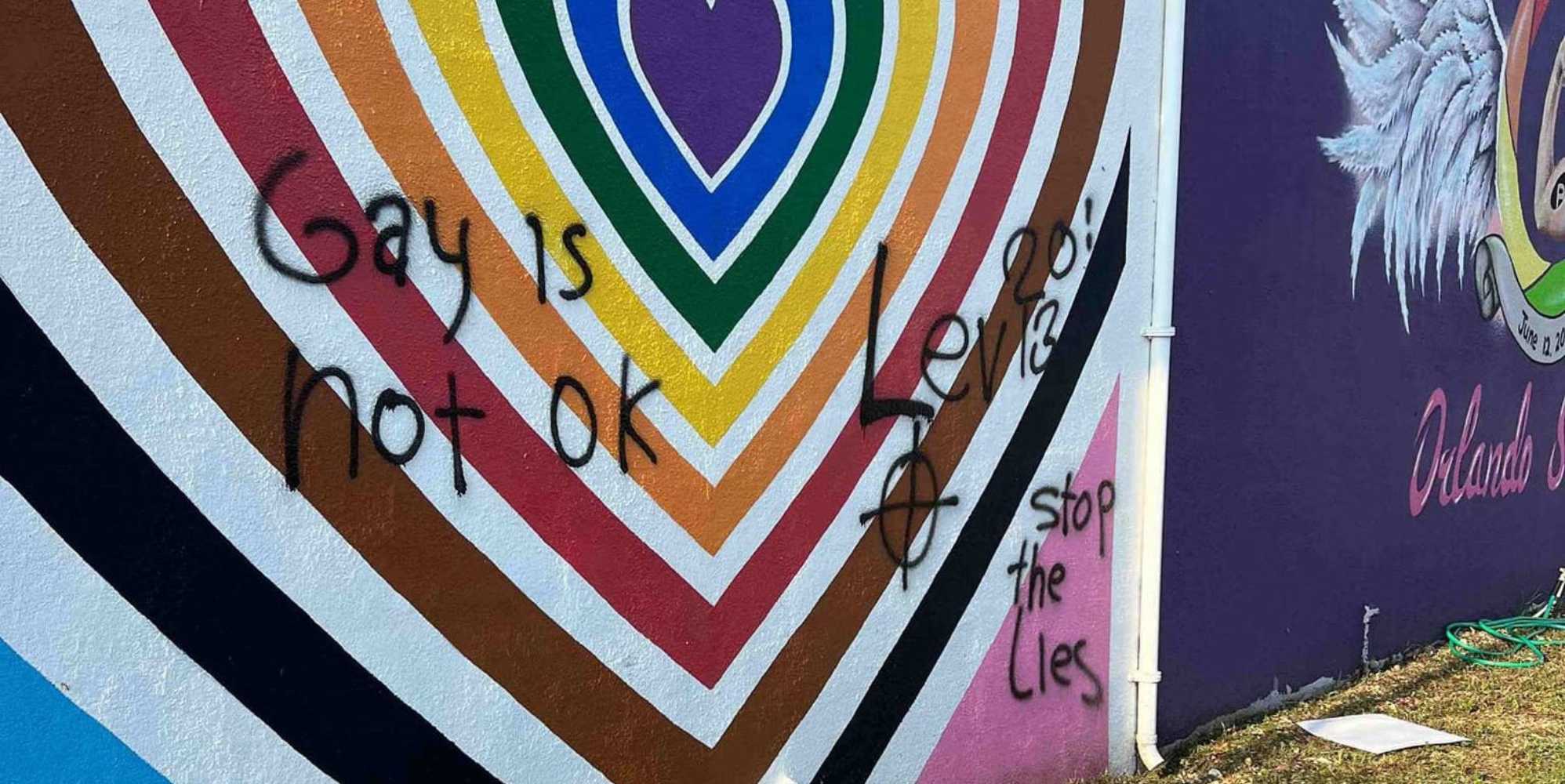 Homophobic and Nazi graffiti smeared across LGBTQ centre