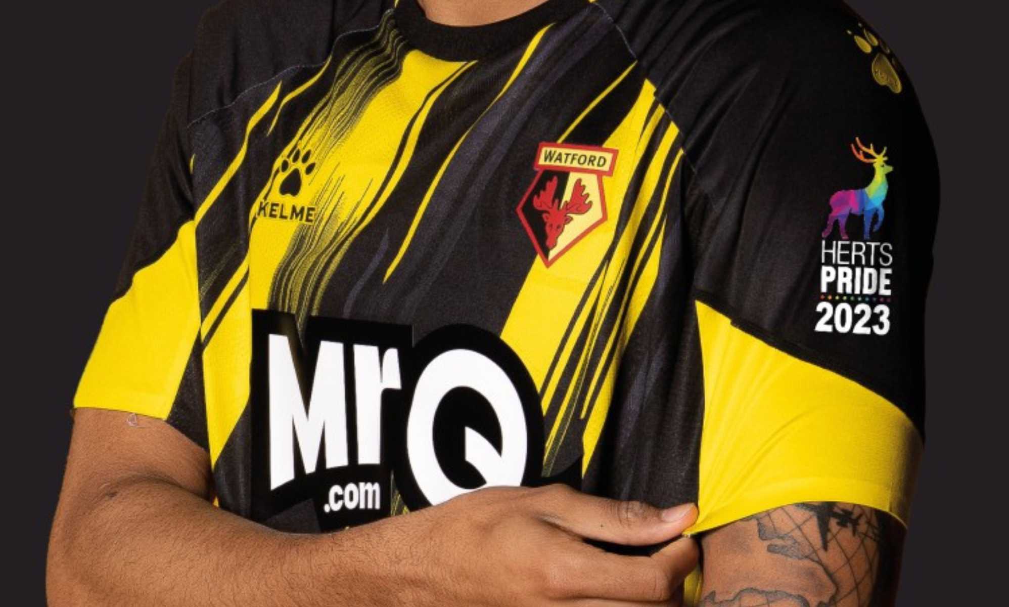 Watford FC add LGBTQ+ Pride logo to team kit in football first