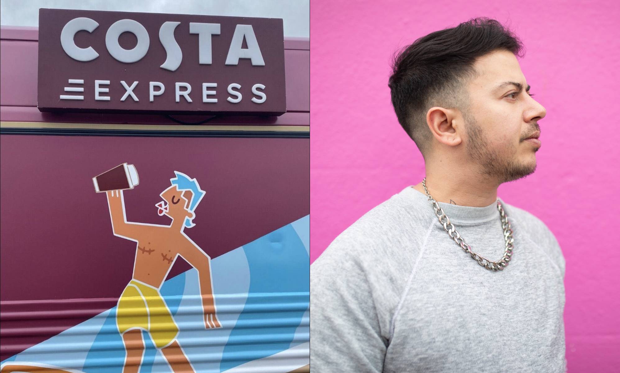 Costa Coffee trans mural is 'bold, beautiful' and vital