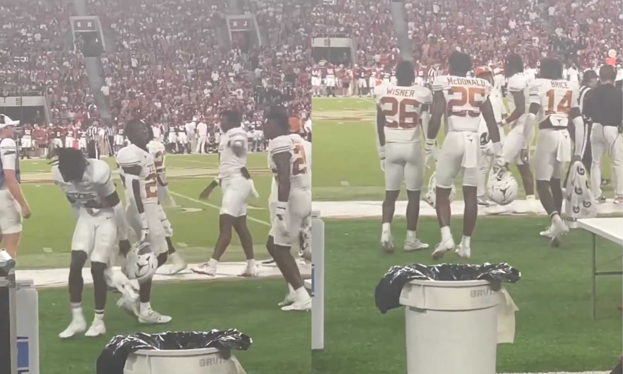 Alabama University condemns slurs hurled at Texas football players