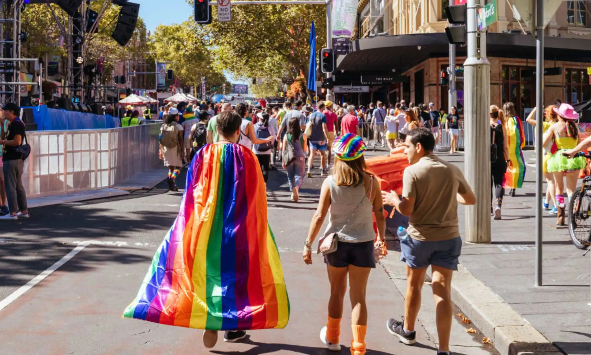 LGBTQ+ activists take over Sydney to demand queer-safe spaces