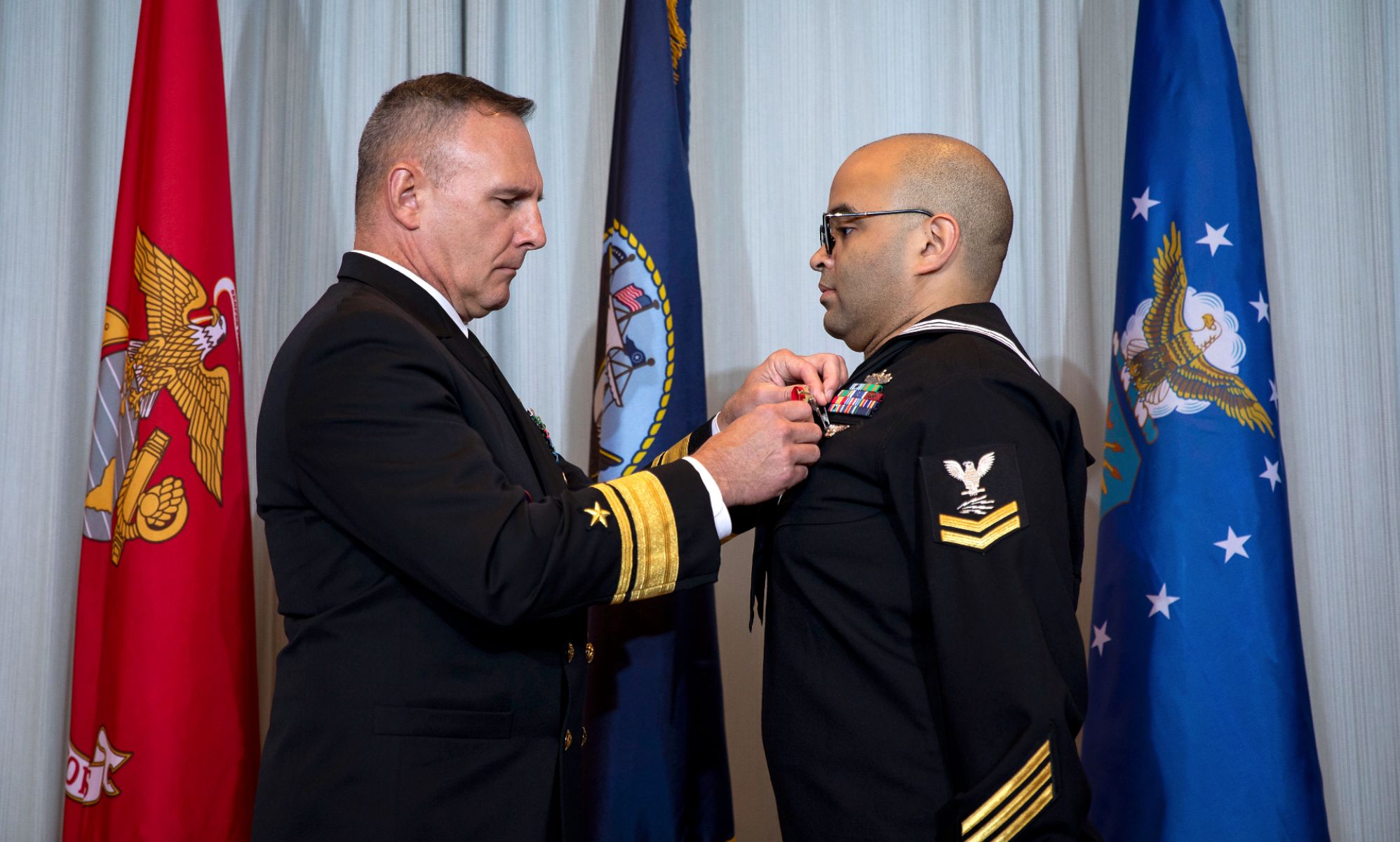 Hero sailor who helped disarm Club Q shooter honoured by Navy