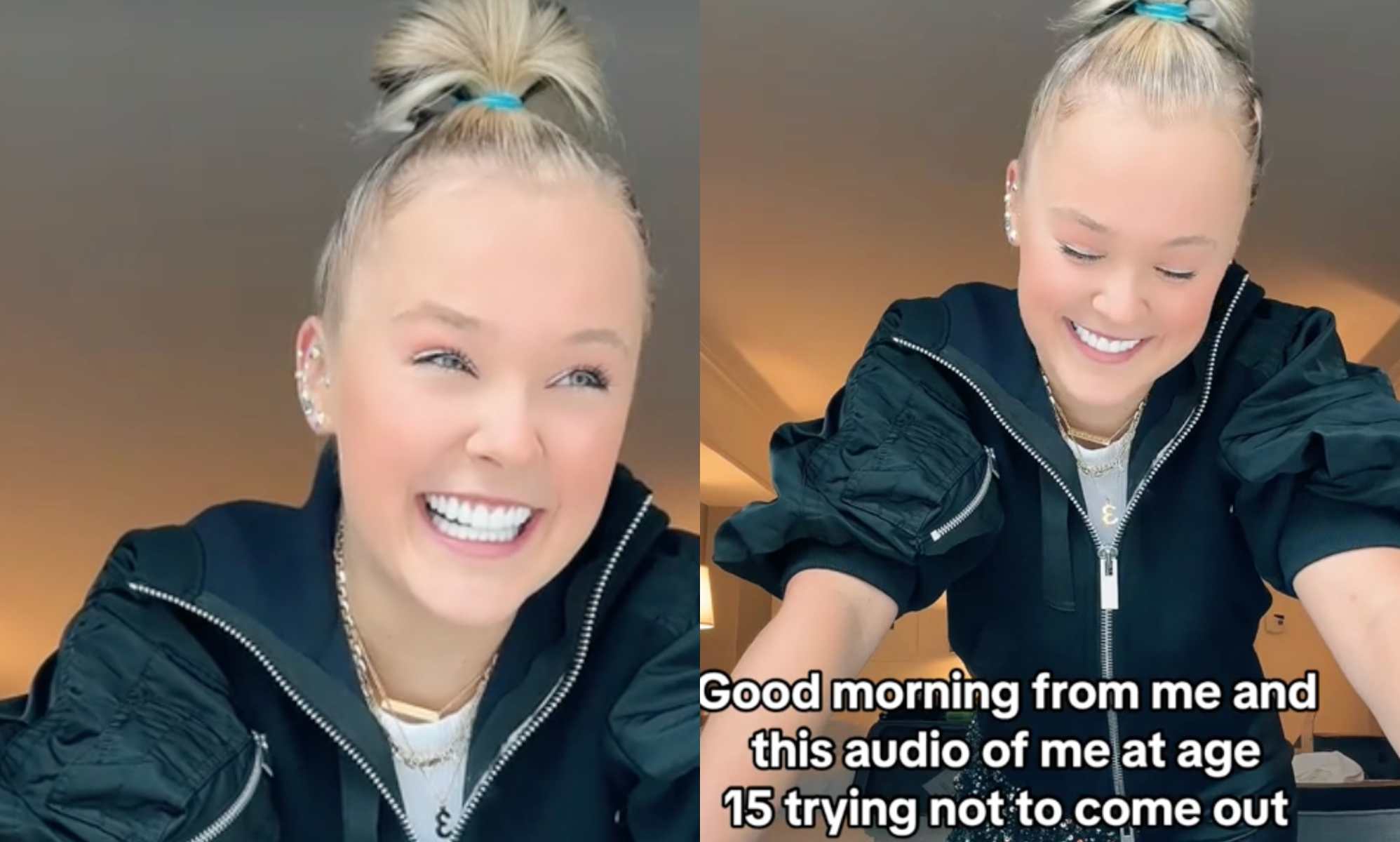 JoJo Siwa shares old interview where she tried not to come out