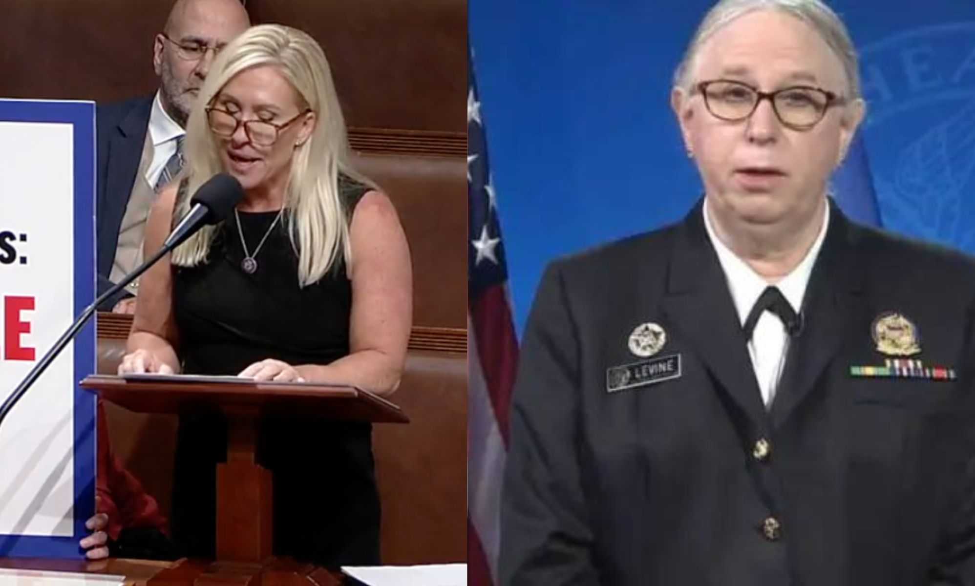 Dr Rachel Levine makes history as first trans four-star admiral