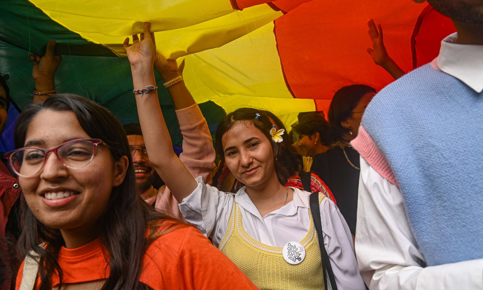 LGBT rights activists march in New Delhi Pride parade (PHOTOS) | PinkNews